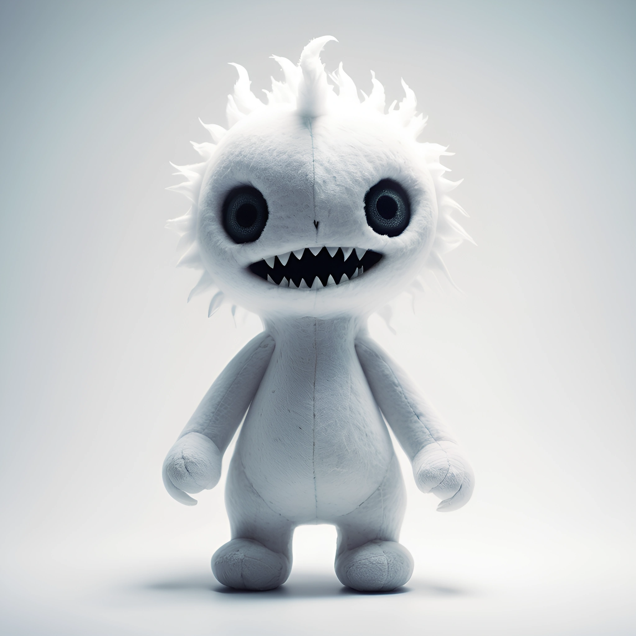 Adorable Monster Plush Toy - Free Download - AI Scribbles