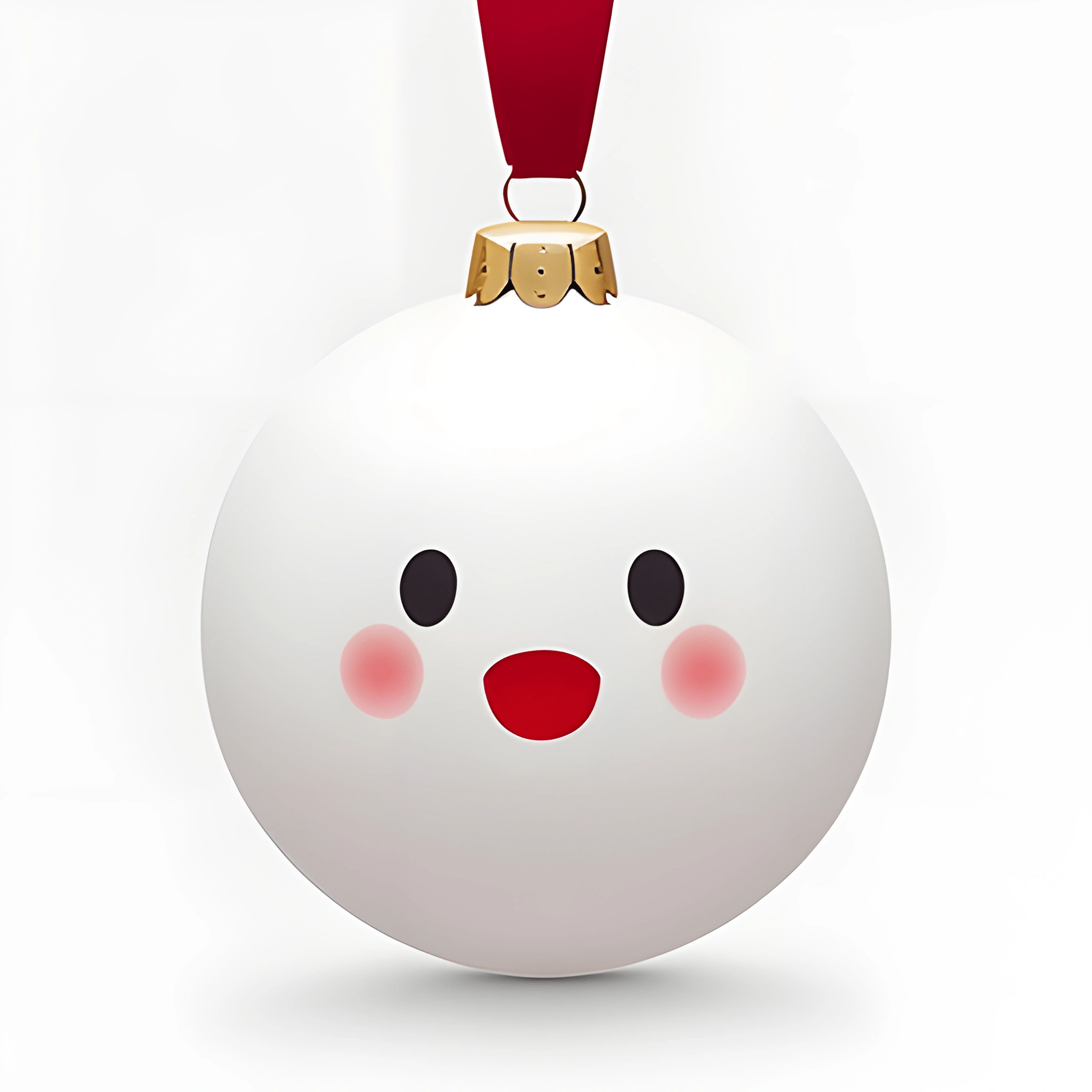 Cute Christmas Ornament - Free Download - AI Scribbles