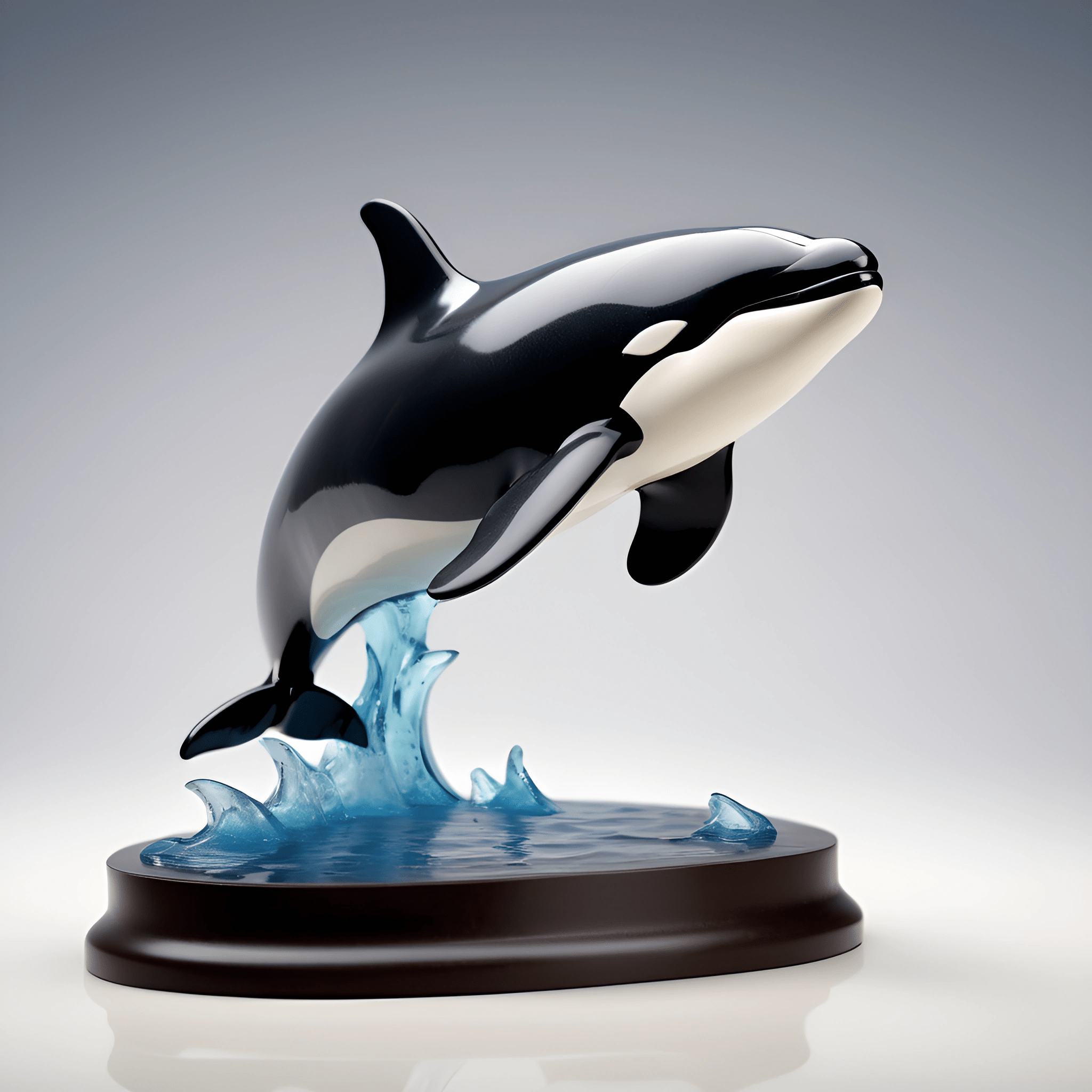 Orca Whale Sculpture - Free Download - AI Scribbles