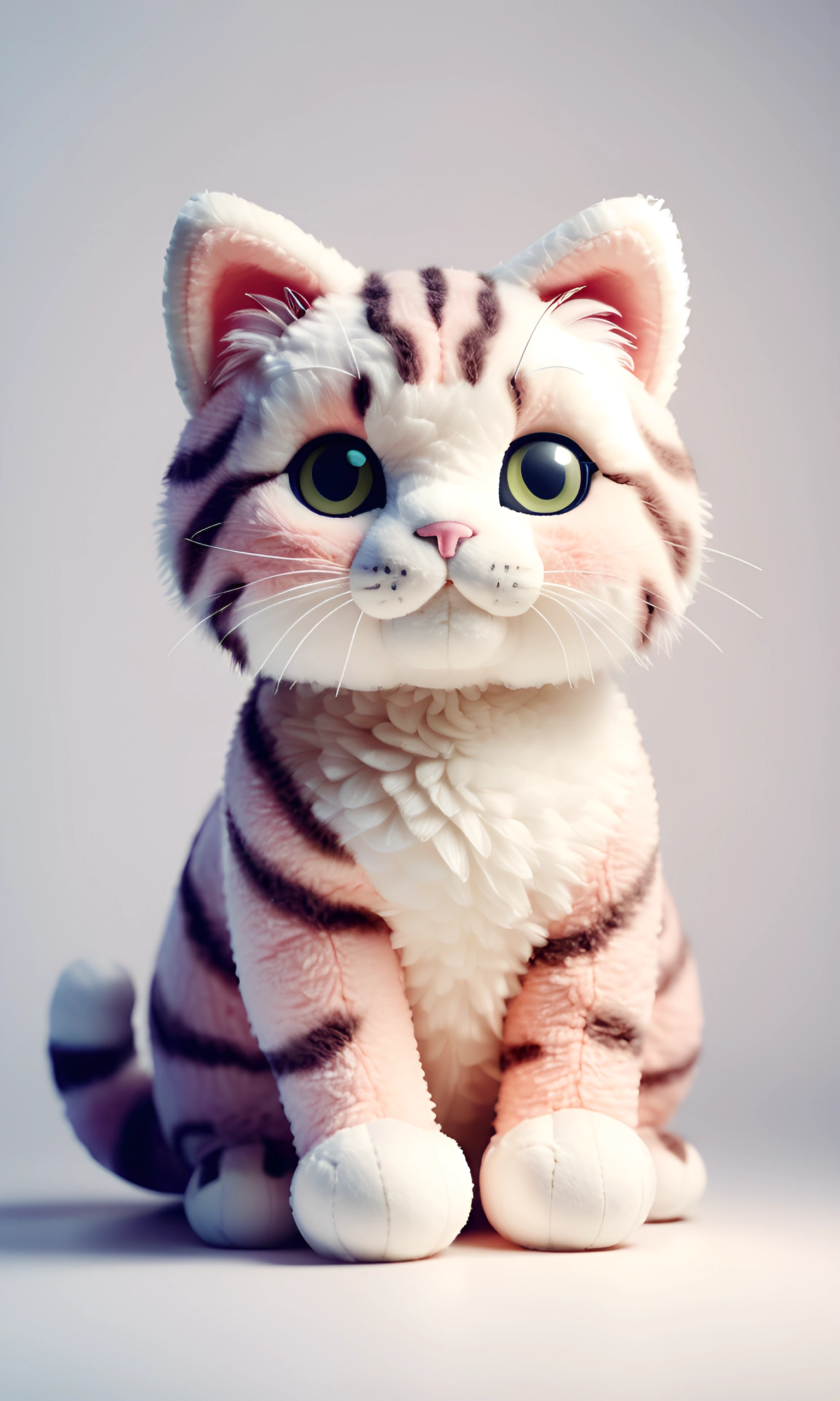 Cute Cartoon Cat Plush Toy - Free Download - AI Scribbles